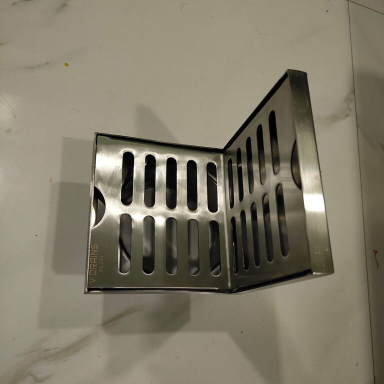 SS 304 L Shape Parapet Corner Side Wall Roof Drainer – V DRAINS